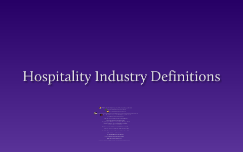 Hospitality Vocabulary by Felicia Mann on Prezi