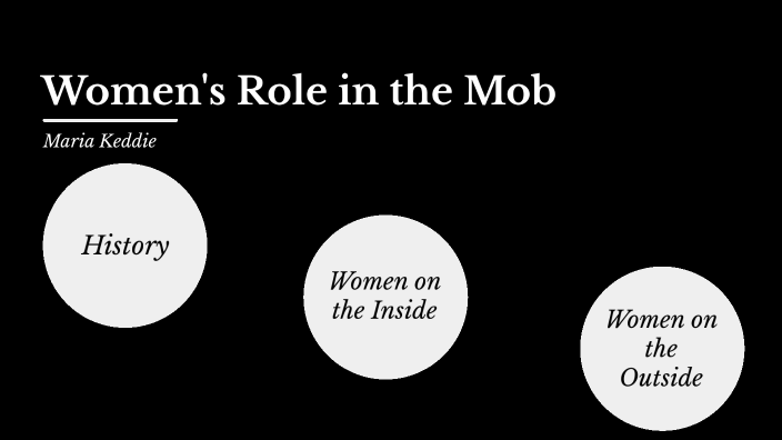 Women's Role in the Mob by Maria Murrieta Keddie on Prezi