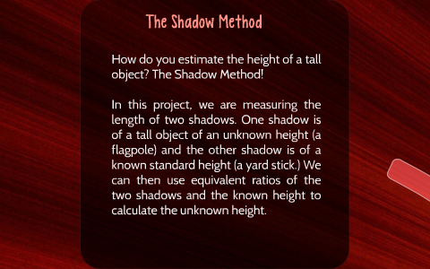 The Shadow Method by Aby B. on Prezi