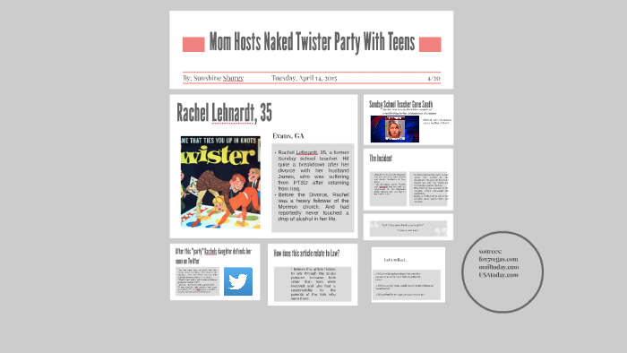 Mom Hosts Naked Twister Party With Teens By Sunshine Sunny On Prezi