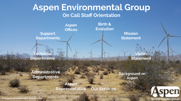 Aspen Environmental Group Staff Orientation by Kaysan Lange on Prezi