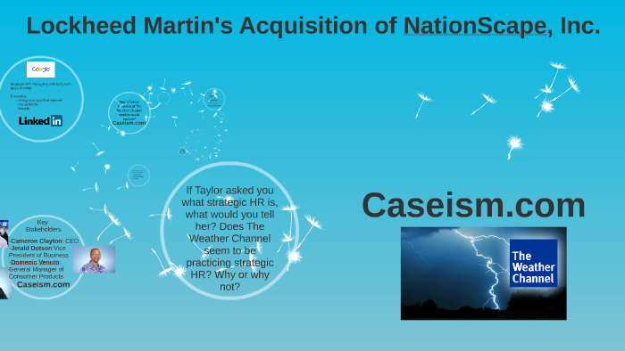 Lockheed Martin's Acquisition of NationScape, Inc. by TheCaseSolutions ...