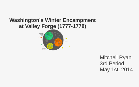 Washington's Winter Encampment at Valley Forge (1777-1778) by Mitchell ...