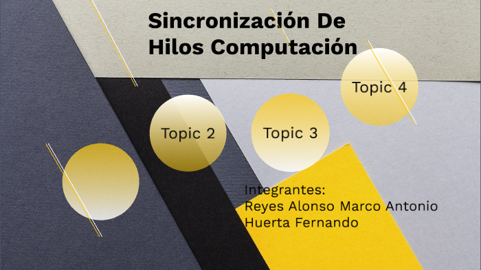Sincronización De Hilos Computación By Marco Antonio Reyes On Prezi