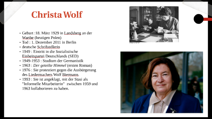 Medea. Stimmung - Christa Wolf by Astrid on Prezi