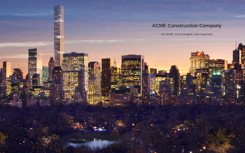 ACME Construction Company by Jonathan Smith on Prezi