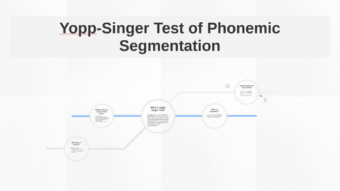 Yopp-Singer Test of Phonemic Segmentation by DeAnna Smith on Prezi