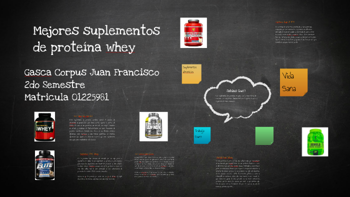Top 5 suplementos alimenticios Whey Protein by Juan Gasca on Prezi