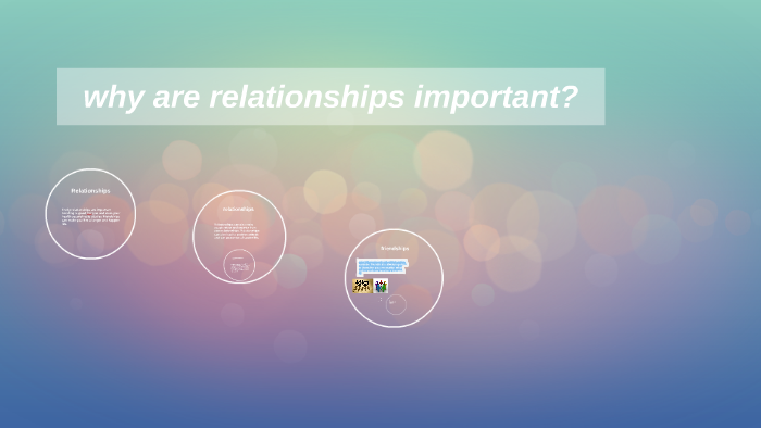 why are relationships important? by cassandra clarke on Prezi