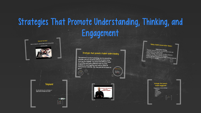 Strategies That Promote Understanding, Thinking, and Engagem by on Prezi