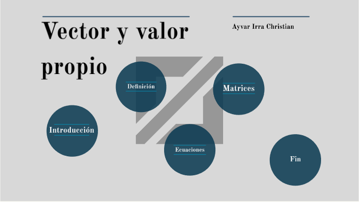 vectores y valores propios by Ayvar on Prezi