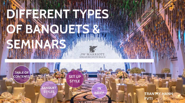 Different Types Of Banquets & Seminars by My Hanh Tran on Prezi