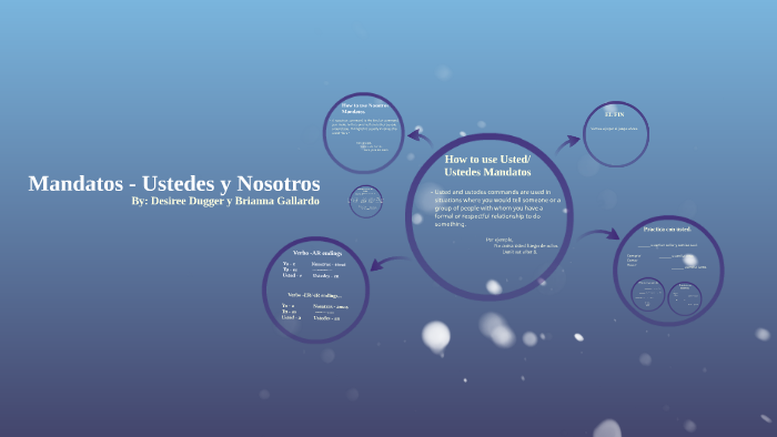 Mandatos - Ustedes y Nosotros by Brianna Gallardo on Prezi