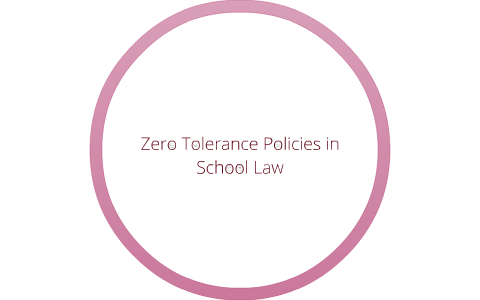Zero Tolerance Policy and School Law by Lindsey Simmons on Prezi