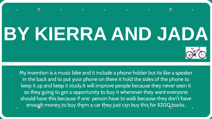 THE MUSIC BIKE by kierra taylor on Prezi