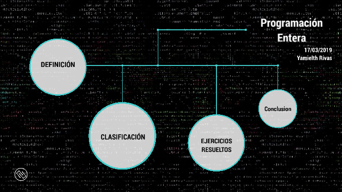 PROGRAMACIÓN ENTERA CON APLICACIÓN DE EJERCICIOS by Yamileth Rivas on Prezi
