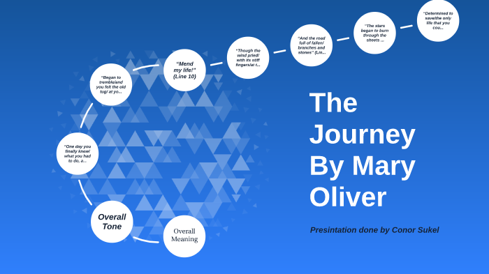 Analysis of "The Journey" by Mary Oliver by Conor Sukel on Prezi