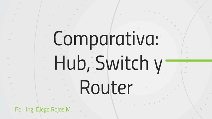 Diferencias Hub, Switch y Router by Diego Rojas on Prezi