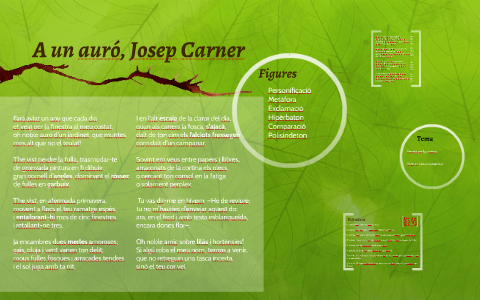 A un auró, Josep Carner by Toni Treviño on Prezi