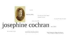 josephine cochran by Third Grade