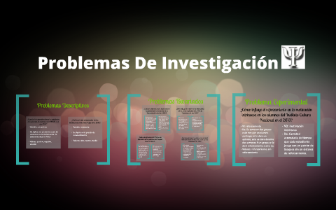 Problemas De Investigación by Fanny Villalobos