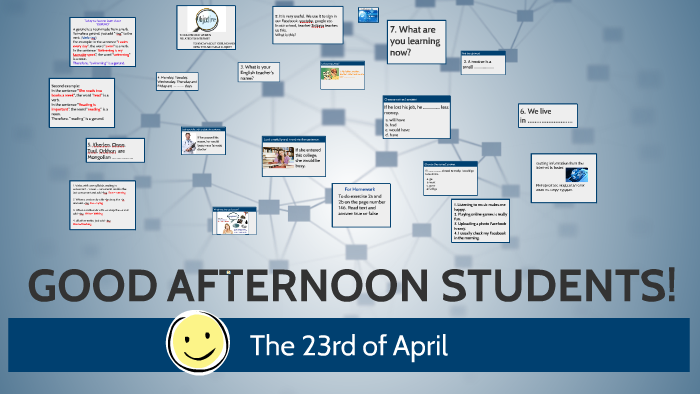 GOOD AFTERNOON STUDENTS! by Tamiraa M on Prezi