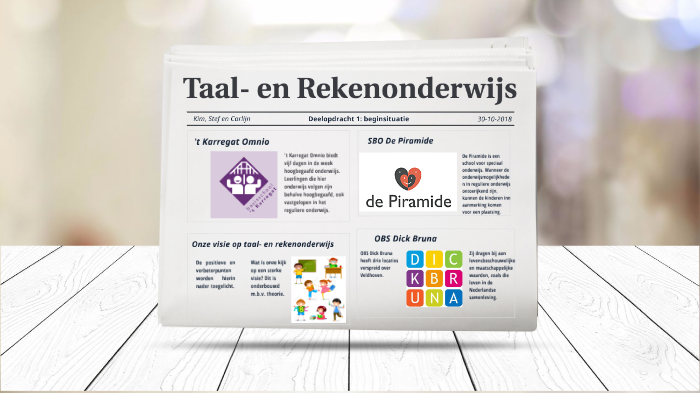Beginsituatie taal- en rekenonderwijs by Carlijn Luttikhuizen on Prezi