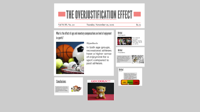 THE OVERJUSTIFICATION EFFECT by Reynaldo Moreno on Prezi