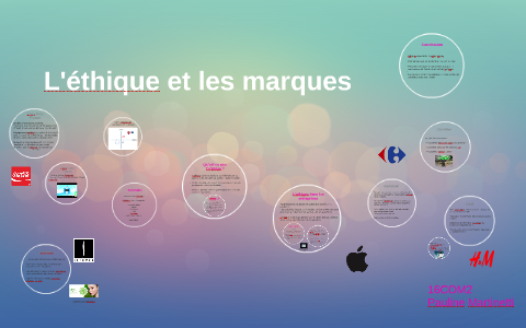 L'éthique et les marques by Pauline Martinetti on Prezi