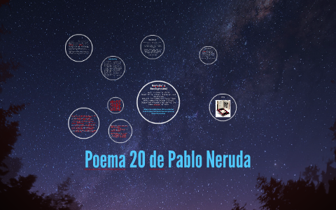 Poema 20 de Pablo Neruda by on Prezi