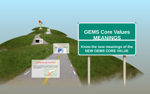 GEMS CORE VALUES! by carina fernandes on Prezi
