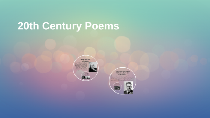 20th Century Poems by Caitlyn Jablonski
