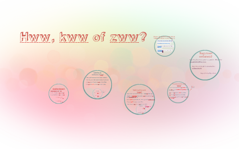 Hww, kww of zww? by Amy Jacobs on Prezi