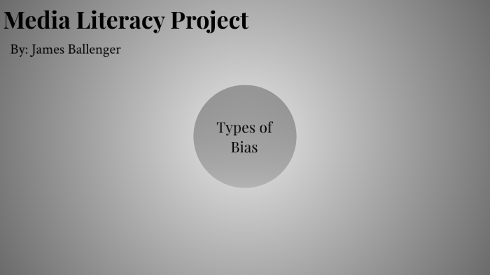 James Ballenger - Media Literacy Project - Types of Bias by James ...