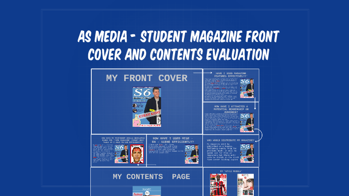 AS MEDIA - STUDENT MAGAZINE FRONT COVER EVALUATION by ben walton on Prezi