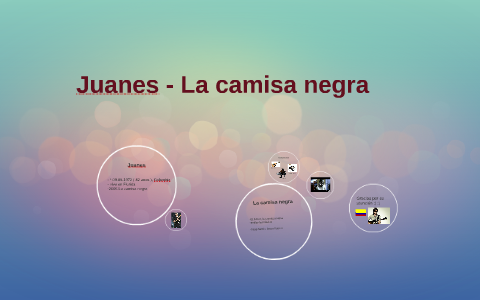 Juanes - La camisa negra by Helena Felicitas on Prezi