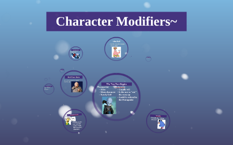 Character Modifiers~ by sugar tucker on Prezi