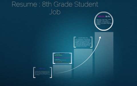 Resume ; 8th Grade Student Job by Chyna Barnett on Prezi