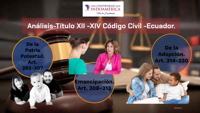 Título XII - XIV Código Civil Ecuador by Xavier Ordovit on Prezi