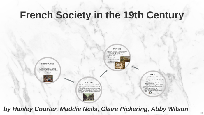 French Society in the 19th Century by Claire Pickering on Prezi