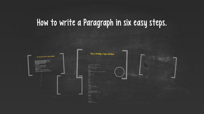 How to write a Paragraph in six easy steps. by jesse ramires on Prezi