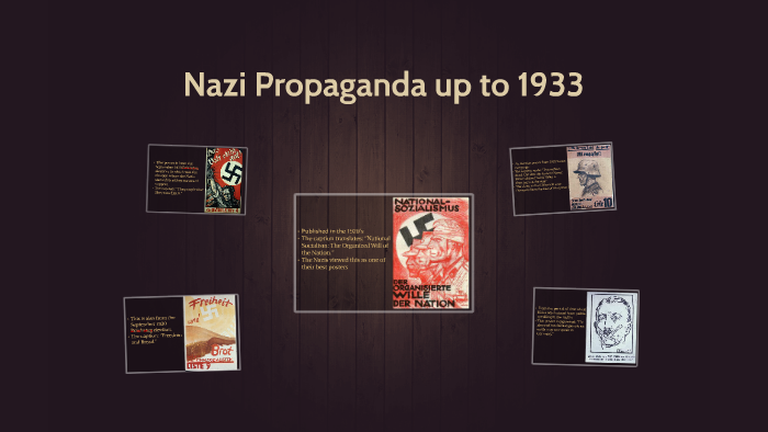 History- Nazi Propaganda up to 1933 by Helen Li on Prezi