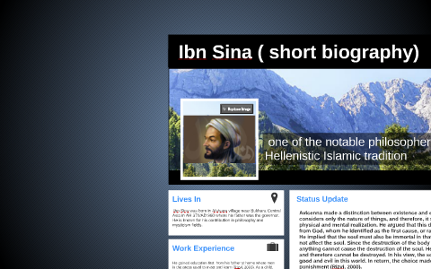 Ibn Sina ( short biography) by Faten Al Masowd on Prezi