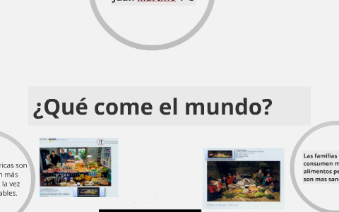¿Qué come el mundo? by 2 2 on Prezi
