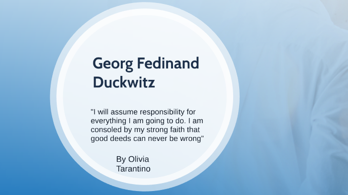 Georg Ferdinand Duckwitz by bob ross on Prezi
