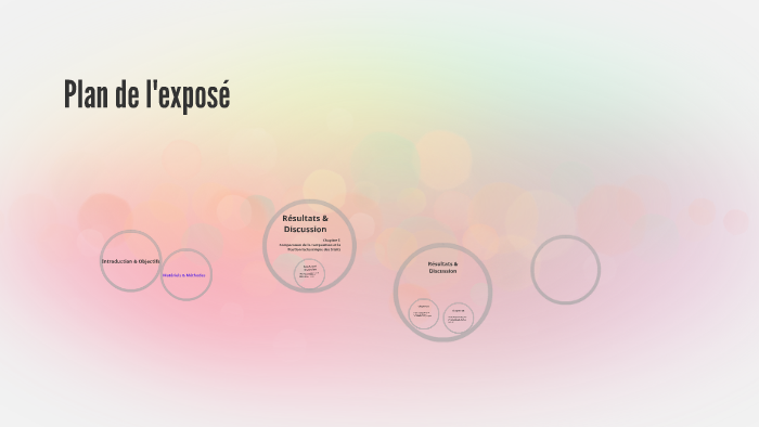 Plan de l'exposé by on Prezi