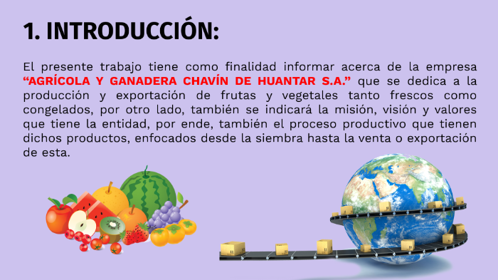 AGRÍCOLA Y GANADERA CHAVÍN DE HUANTAR S.A by Brenda Fasanando Flores on ...