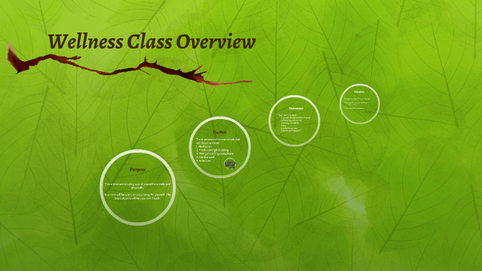 Wellness Class Overview by kaitlyn orr on Prezi
