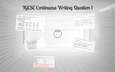 IGCSE Continuous Writing Q1 by Alexandra Cardinal von Widdern on Prezi