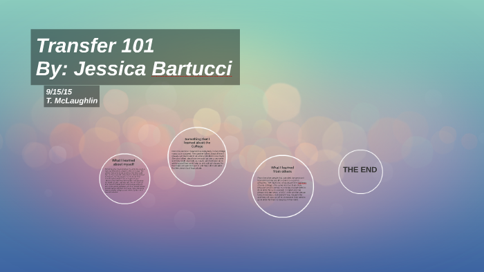 Transfer 101 by Jessica Bartucci on Prezi